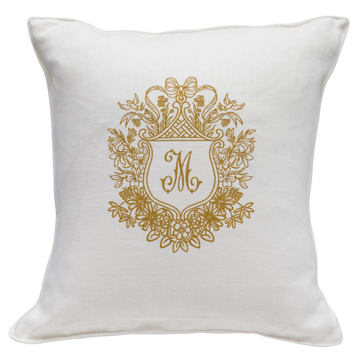 Flower Crest Pillow | Single Color – Mary Mack